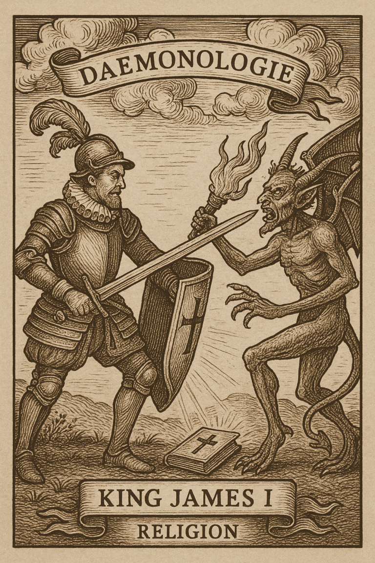 King James I & the devil - Ghosted Magazine